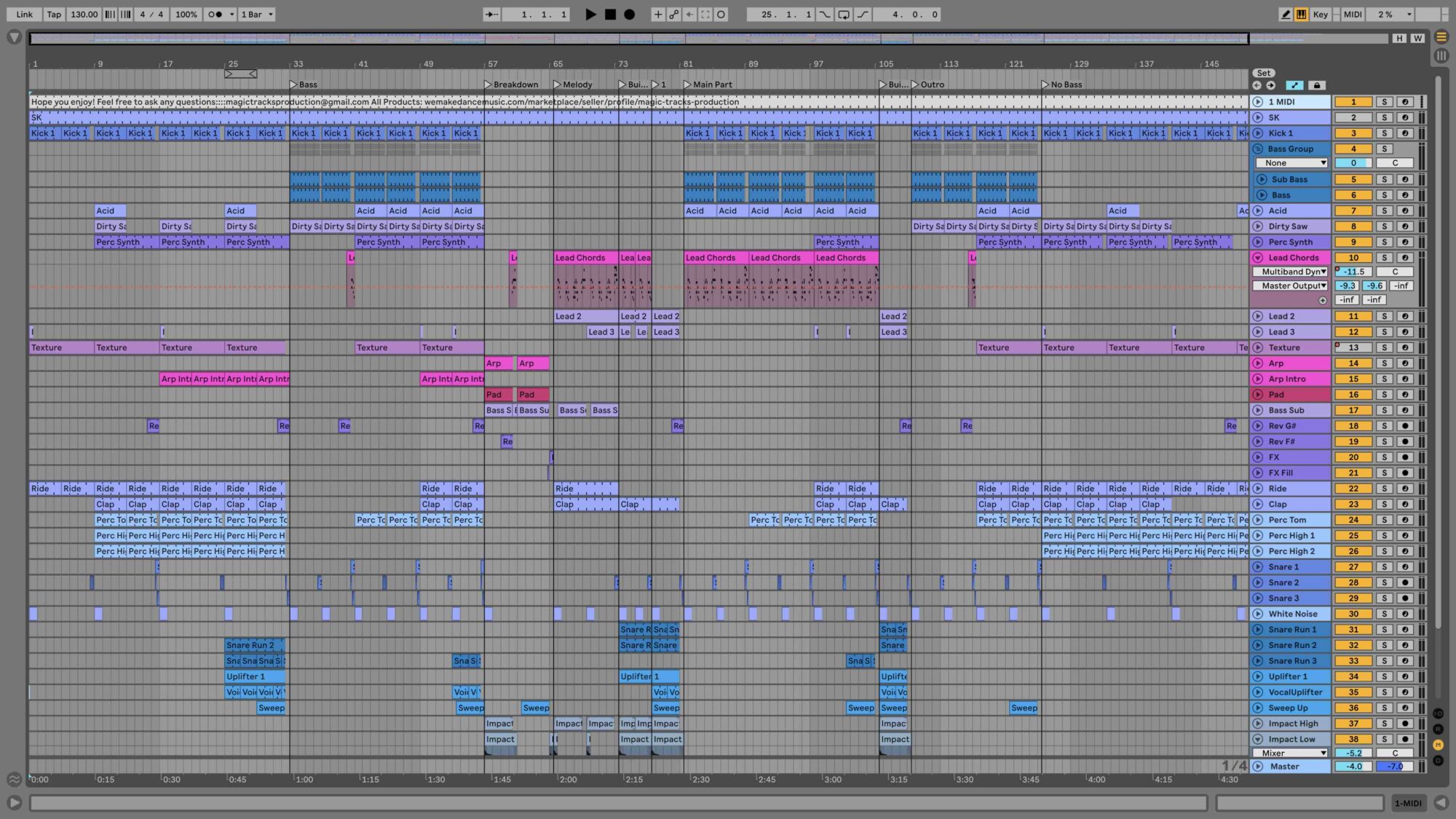 Mainstage (Ableton Live Template+Mastering) - Magic Tracks Production